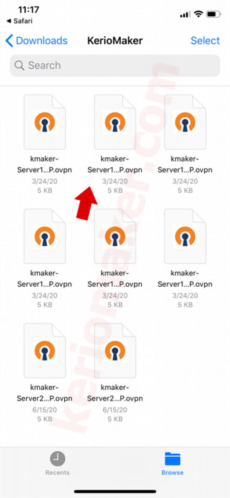 راهنمای Open VPN برای ios | Kerio Maker