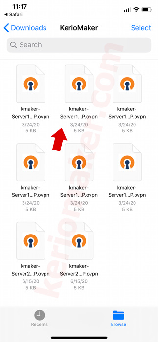 راهنمای Open VPN برای ios | Kerio Maker